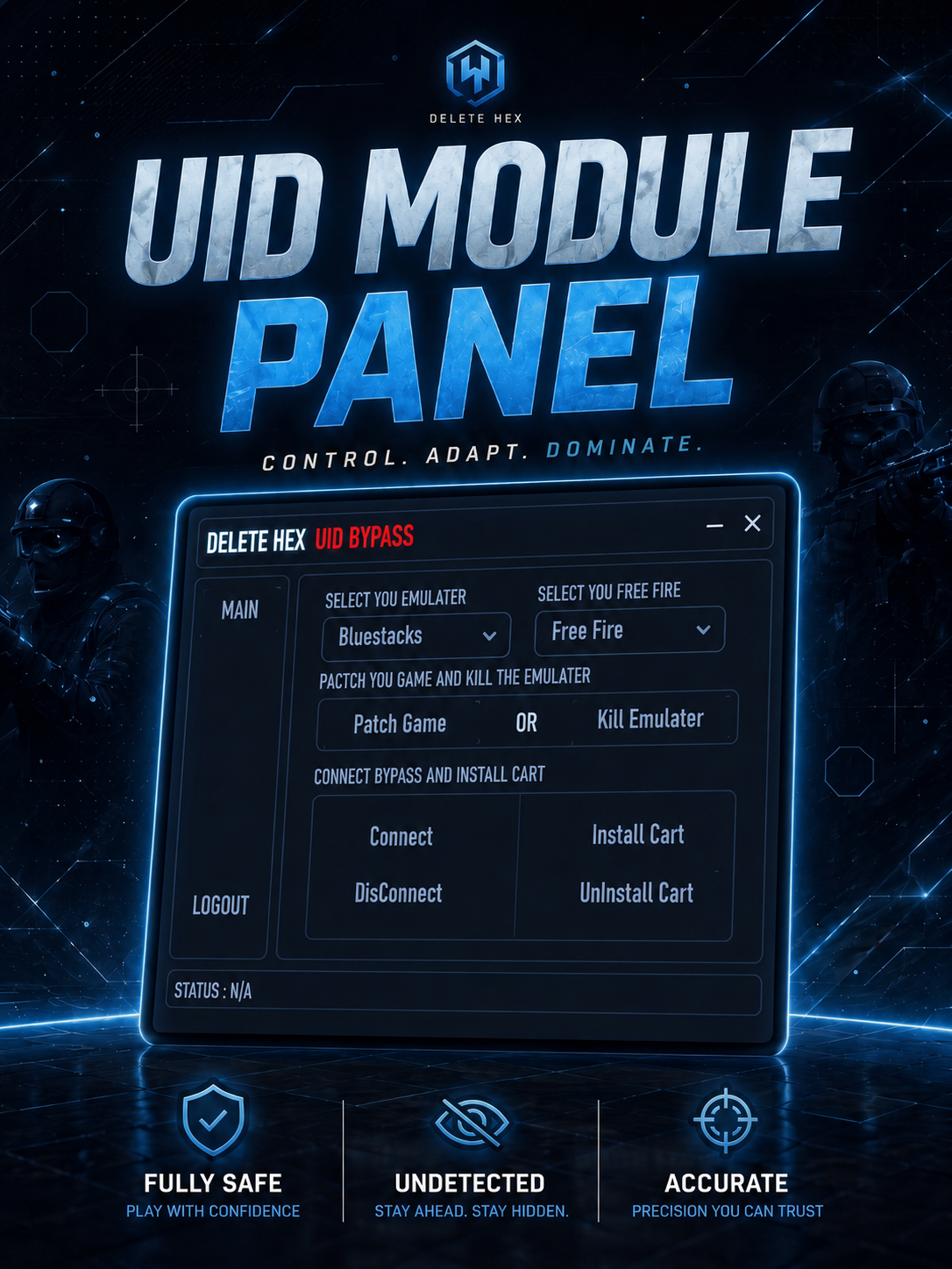 DELETE HEX | Premium Free Fire Panel, Aimbot, Headshot Hack & UID ...